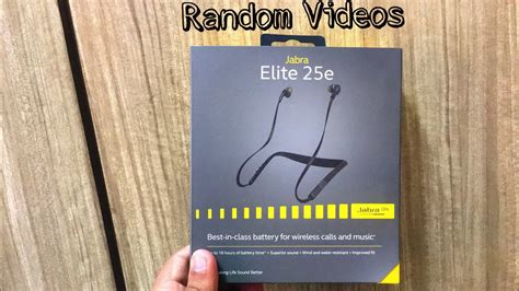 Jabra Elite 25e the best bluetooth earphones - YouTube