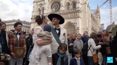 Notre Dame Cathedral Hosts First Wedding In 30 Years — For Carpenter