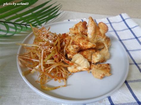 에어프라이어 치킨후라이드 파채까지 맛있게