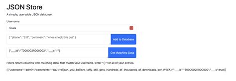 json store