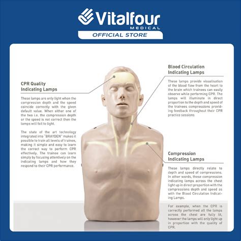 Brayden Pro CPR Manikin Brayden Advance CPR Manikin For Adult Malaysia CPR Manikin