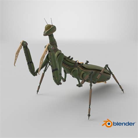 Robot Mantis 3d Turbosquid 2091775