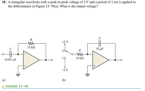 solved 13 find the output voltage when the input voltages