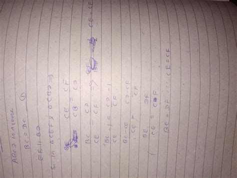 In The Given Fig Abcd Is A Square Ef Bd And Ris The Mid Point Of