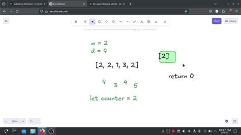 16 Hackerrank Challenge Subarray Division Youtube