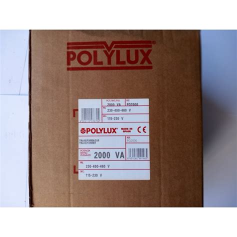 Transformador Polylux Pd2000 2000 Va