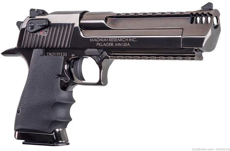 Desert Eagle Mark Xix 50 Ae 6 Black Nickel Muzzle Brake De50abkn Mk19 Semi Auto Pistols At