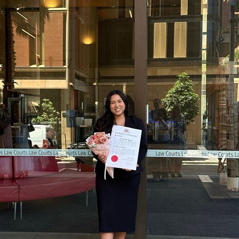 I Am Delighted To Share That I Was Admitted As A Lawyer In Nsw Last
