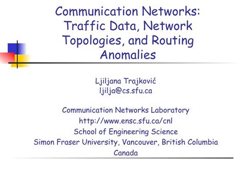 pdf communication networks traffic data network topologies and