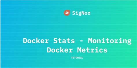 Docker Stats Understand How To Monitor Docker Metrics With Docker Stats Rdevto