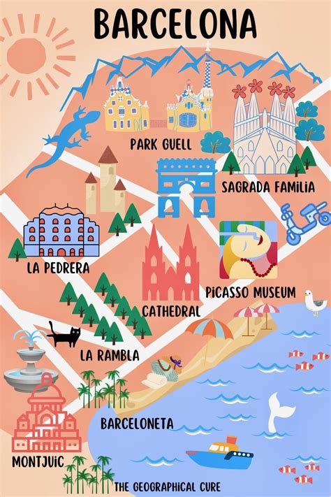 Best 13 Barcelona Tourist Attractions Map Artofit