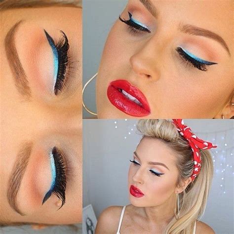 Pin On Health And Beauty Pin Up Makeup Retro Makeup Rockabilly Makeup