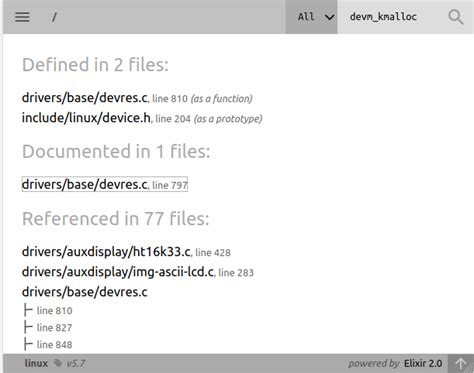 New Feature Highlights In Elixir Cross Referencer V20 And V21 Bootlin