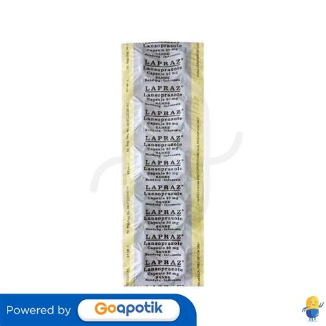 Jual Lapraz 30 Mg Strip 10 Kapsul Shopee Indonesia