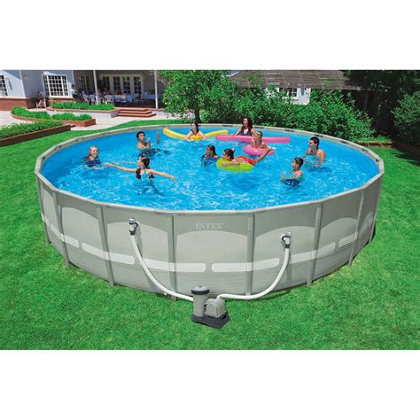 Intex 22 X 52 Ultra Frame Swimming Pool Brickseek