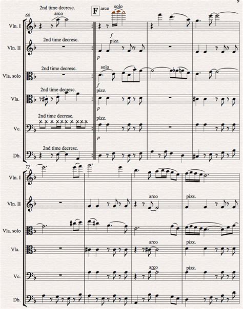 Sheet Music For String Orchestra Tango De La Playa Strings Sheet Music