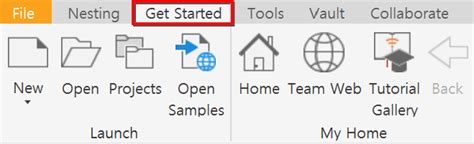 Get Started Tab Does Not Display In Inventor 2023 And Later Versions