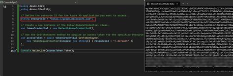 C How To Get Resourceid From Aad Application Stack Overflow
