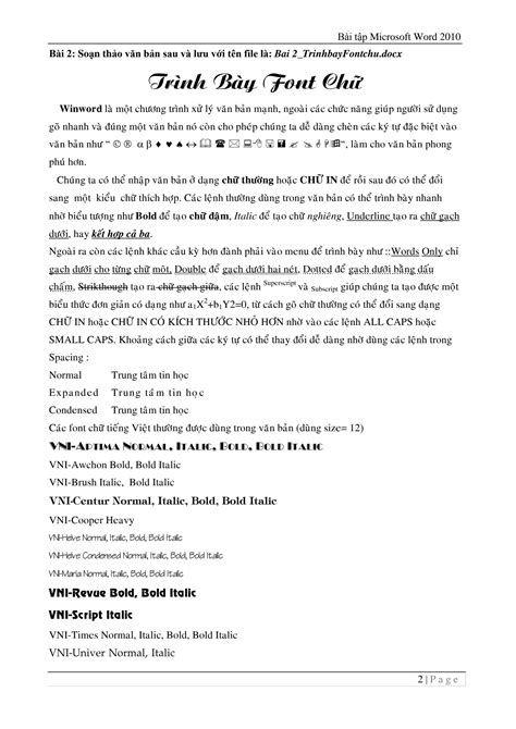 Solution Bai Tap Word Studypool