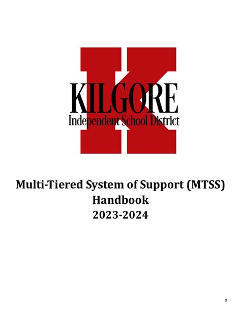 Fillable Online Multi Tiered System Of Support Framework And Guidelines