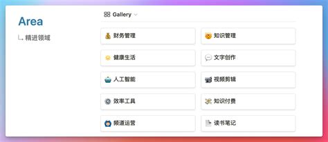 Notion 画廊视图解析：搭建个性化线上资料库 二一的笔记
