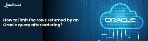 How To Limit The Rows Returned By An Oracle Query After Ordering