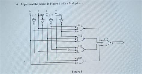 Solved Implement The Circuit In Figure With A Chegg
