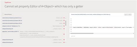 Typeerror Cannot Set Property Editor Of Which Has Only A Getter · Issue 3694 · Ueberdosis