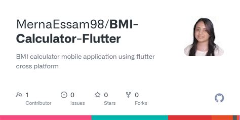 Github Mernaessam Bmi Calculator Flutter Bmi Calculator Mobile Application Using Flutter