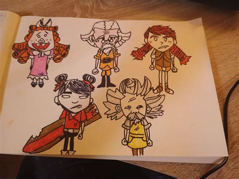 Iam Not Good At Drawing But I Decided To Draw Every Single Dst Character Rdontstarve