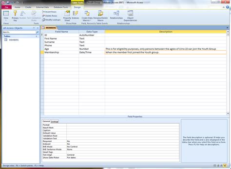 How To Create Your First Microsoft Access Database
