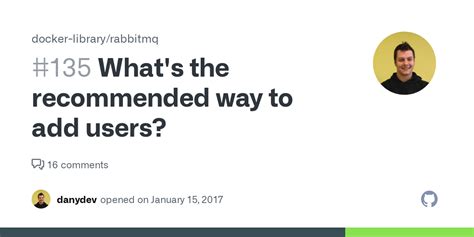 what s the recommended way to add users · issue 135 · docker library