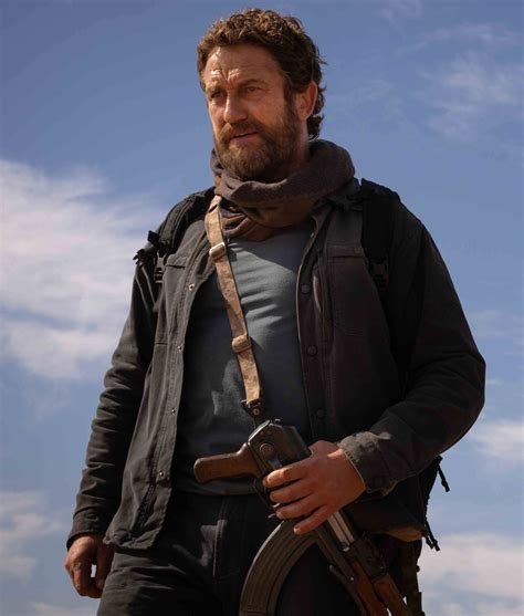 Gerard Butler Kandahar Jacket | Tom Harris Black Jacket
