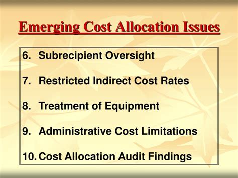 Ppt Cost Allocationindirect Costs Powerpoint Presentation Free