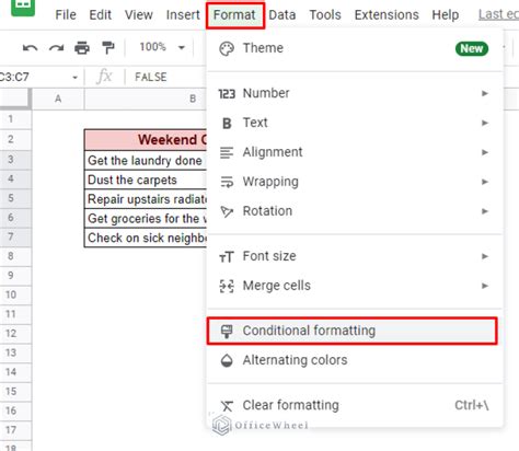 Conditional Formatting With Checkbox In Google Sheets Officewheel