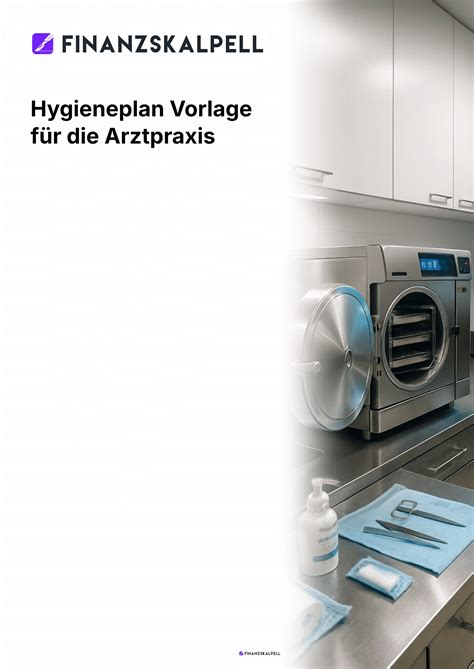 Hygieneplan Arztpraxis Vorlage 2025 Word And Pdf