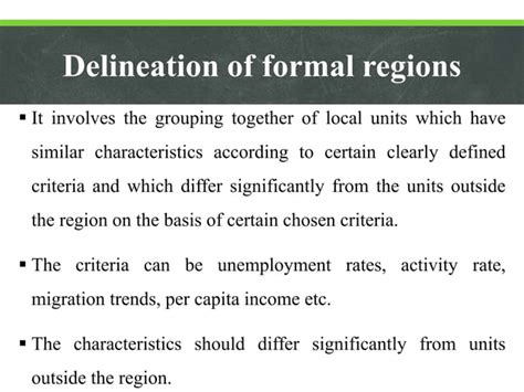 Types And Delineation Of Regions Ppt Pptx