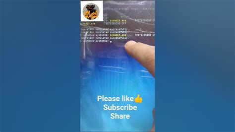Windows Test Mode Bcdeditexe Set Testsigning Off Youtube