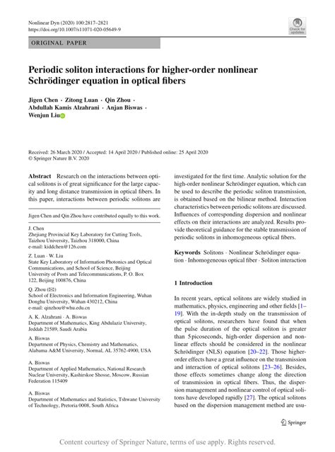 Periodic Soliton Interactions For Higher Order Nonlinear Schrödinger