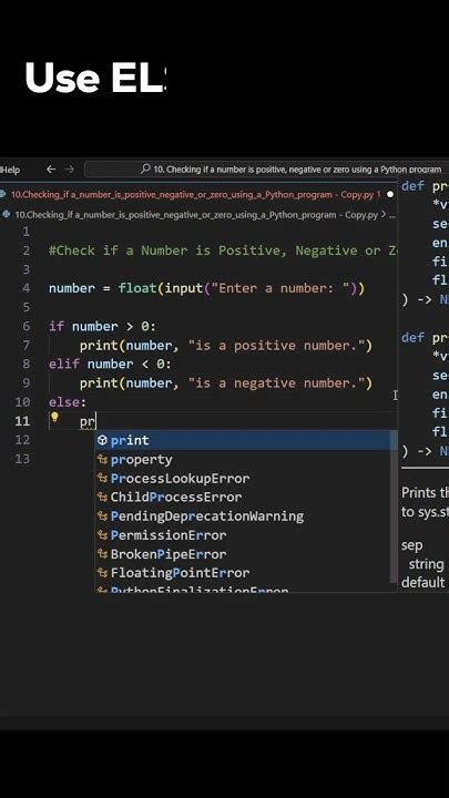 A Number Is Positive Negative Or Zero Coding Pythonprogramming