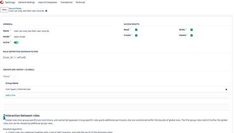 How To Create Record Rules In Odoo 17
