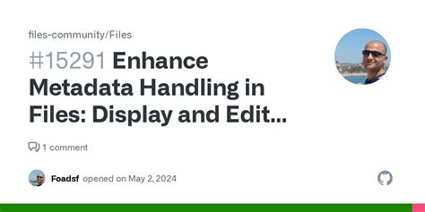 Enhance Metadata Handling In Files Display And Edit Keywords