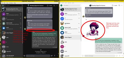 Messages Missing For Newly Joined GV User Issue Signalapp Signal Desktop GitHub