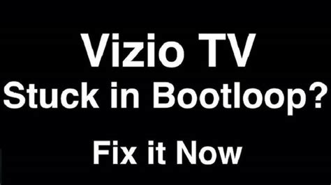 Troubleshooting Guide For Vizio TV Stuck On Logo Screen