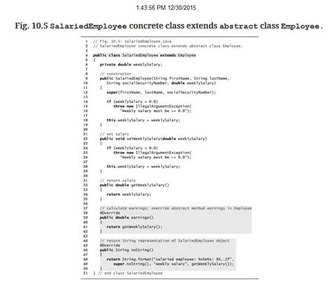 Solved 14310 Pm 12302015 Fig 104 Employee Abstract