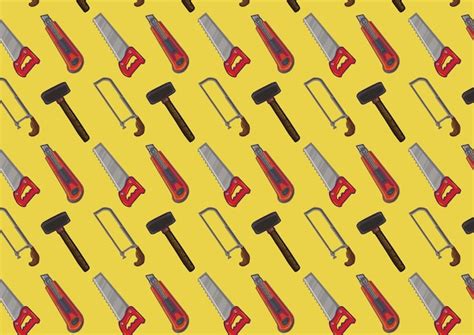 Premium Vector An Pattern Illustration Of Life Hack Tool