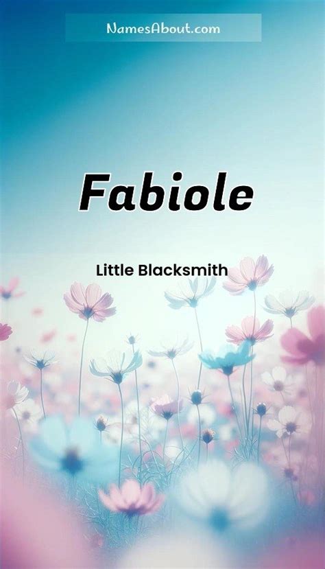 Fabiole Name Meaning And Origins Nicknames Sibling Ideas