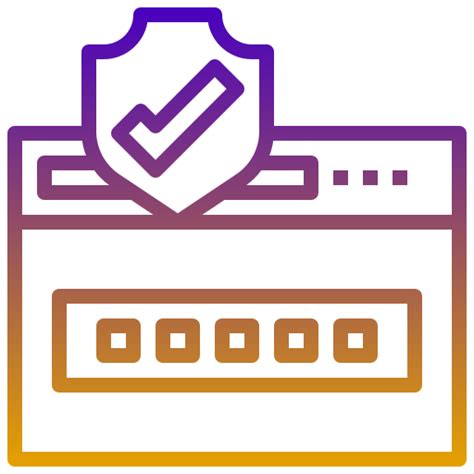 Web Protection Generic Gradient Outline Icon