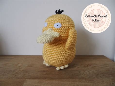 Psyduck Amigurumi Crochet Pattern Pdf File Etsy
