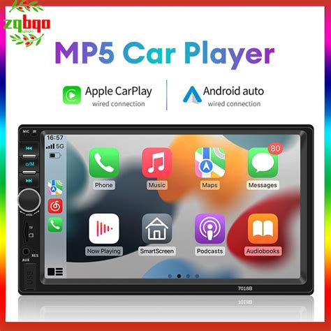 วิทยุติดรถยนต์ 7 นิ้ว 2din Hd เครื่องเสียงติดรถยนต์ รองรับ Carplay